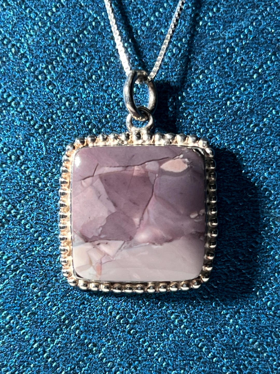 Hyacinth Porcelain Jasper Pendant Necklace Utah - Etsy
