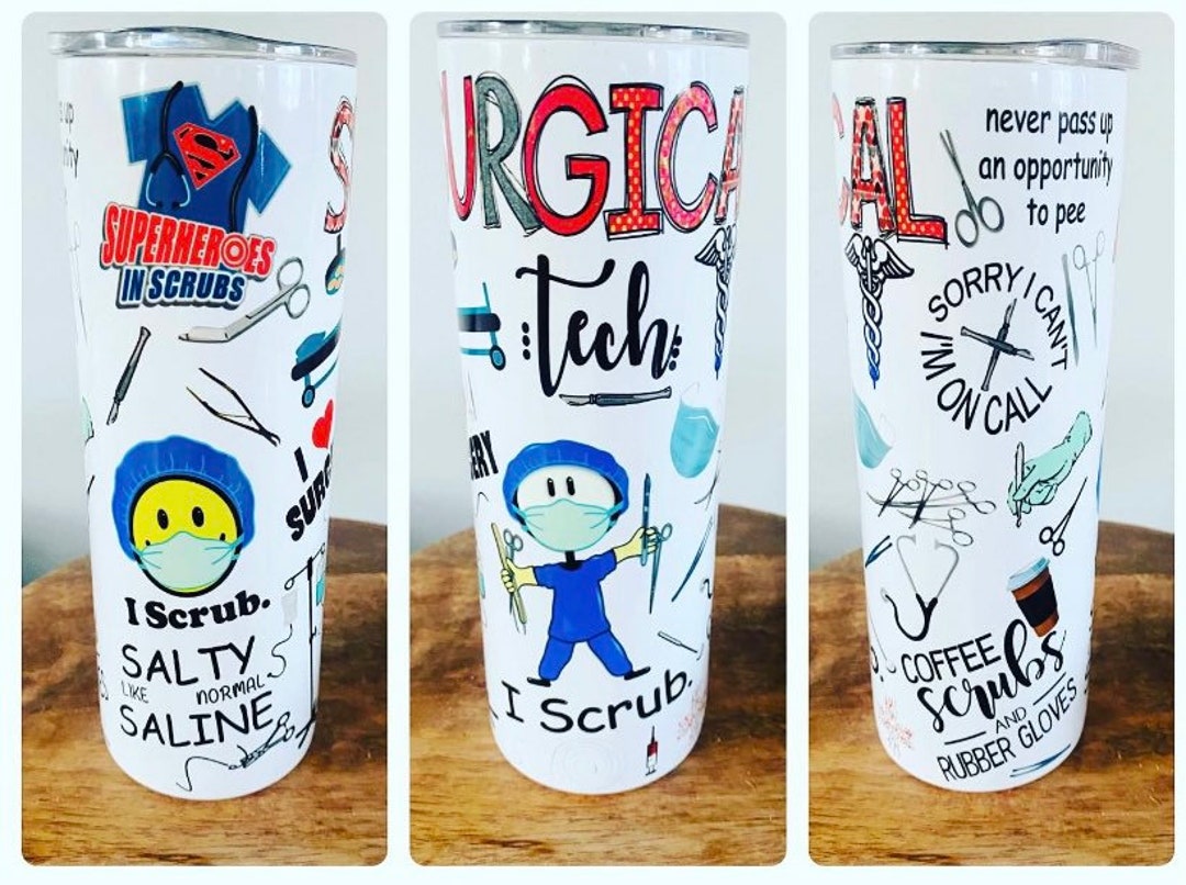 Surgical Tech Tumbler, Surgical Tech Gifts, Operating Room, Surgical ...