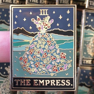 Midsommar May Queen Tarot Hard Enamel Pin! | the Empress Tarot Pin - Etsy