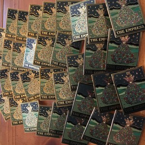 Midsommar May Queen Tarot Hard Enamel Pin! | the Empress Tarot Pin - Etsy