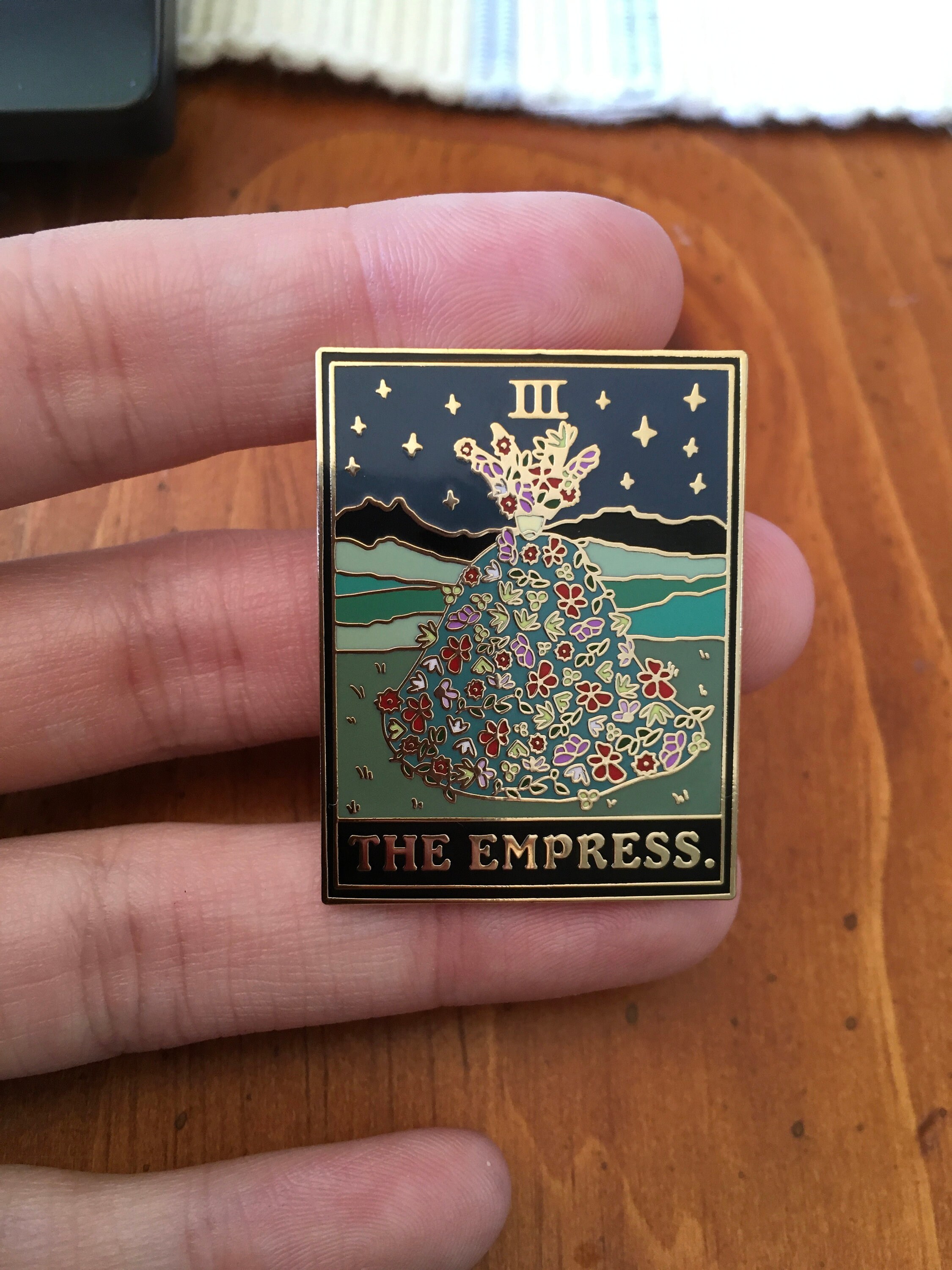 Midsommar May Queen Tarot Hard Enamel Pin the Empress Tarot - Etsy