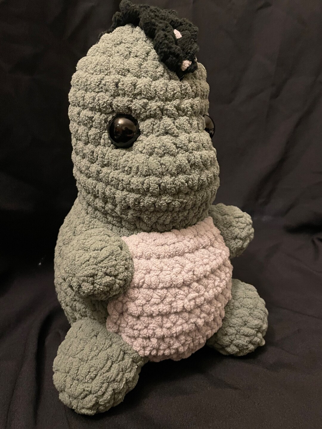 Large Crochet Chubzilla - Etsy