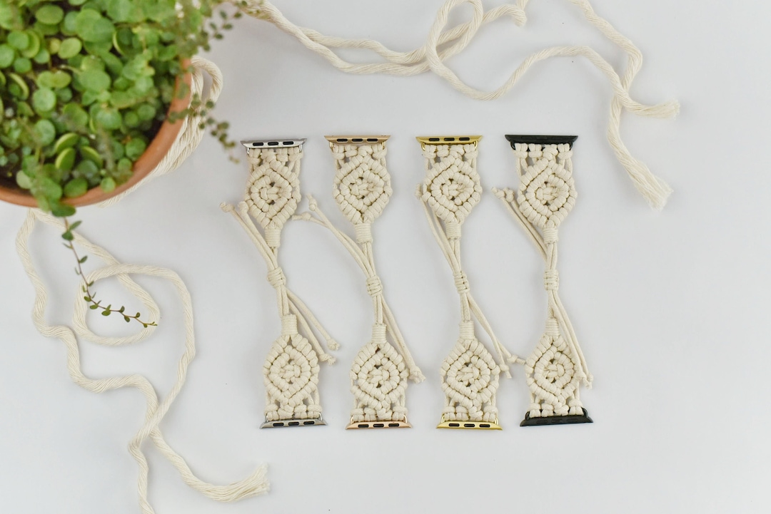 Macrame Apple Watch Band Macrame Watch Band Apple Watch - Etsy