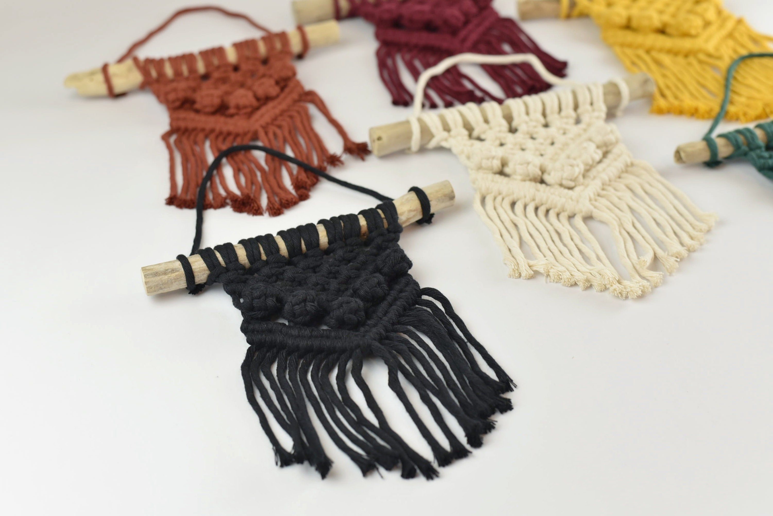 Macrame Mini Wall Hanging Macrame Wall Hanging Mini Wall | Etsy