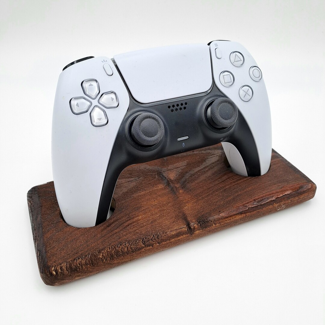 Handmade Gaming Controller Holder Single Stand Recycled Wood French Oak ...