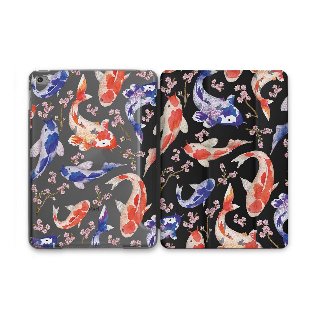 Koi Fish iPad 12.9 Pro Case iPad Air Combined Case Fish iPad Case 10.2 ...
