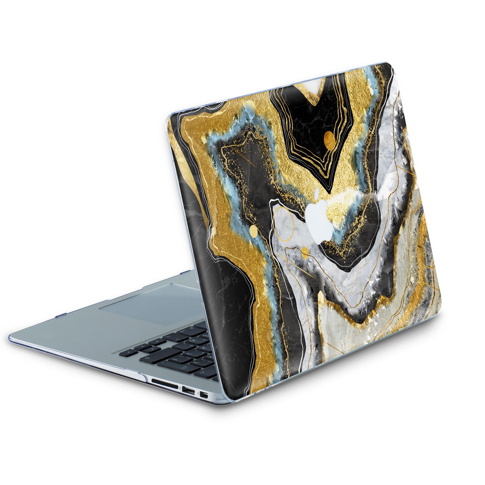 Golden MacBook Pro 14 M1 Case Marble 16 2021 Case MacBook Pro 13 Case ...