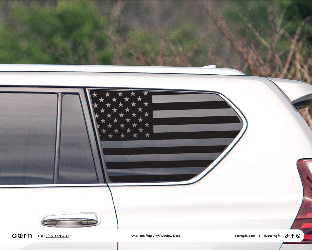 American Flag Prezisioncut® Vinyl Window Decal Fits 2003-2023 Lexus ...