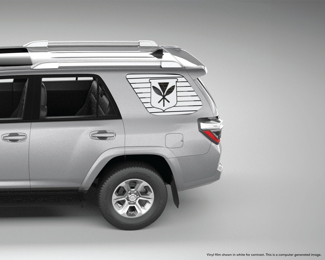 Kanaka Maoli Flag Prezisioncut® Vinyl Window Decal Fits 1996-2023 ...