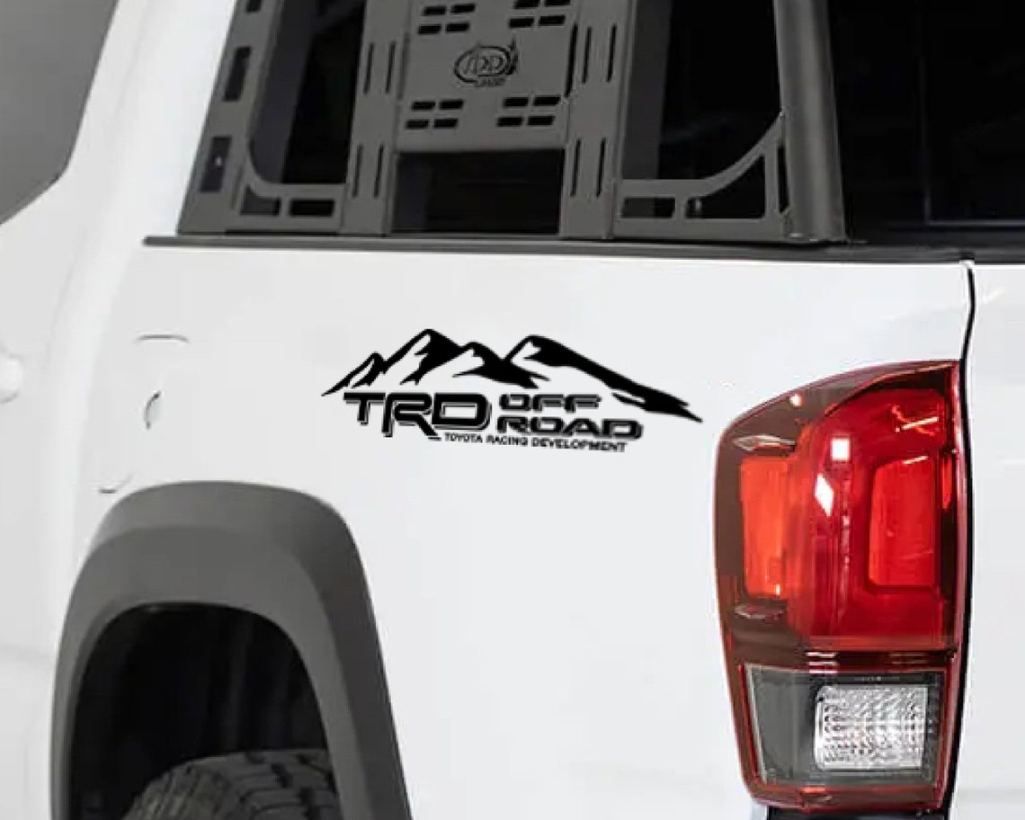 TRD Off-road Mountain Vinyl Decal - Etsy