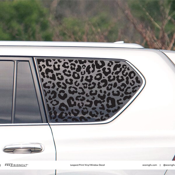 Leopard Window Decal - Etsy