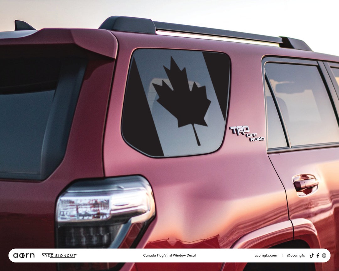 Canada Flag Prezisioncut® Vinyl Window Decal Fits 1996-2023 Toyota ...