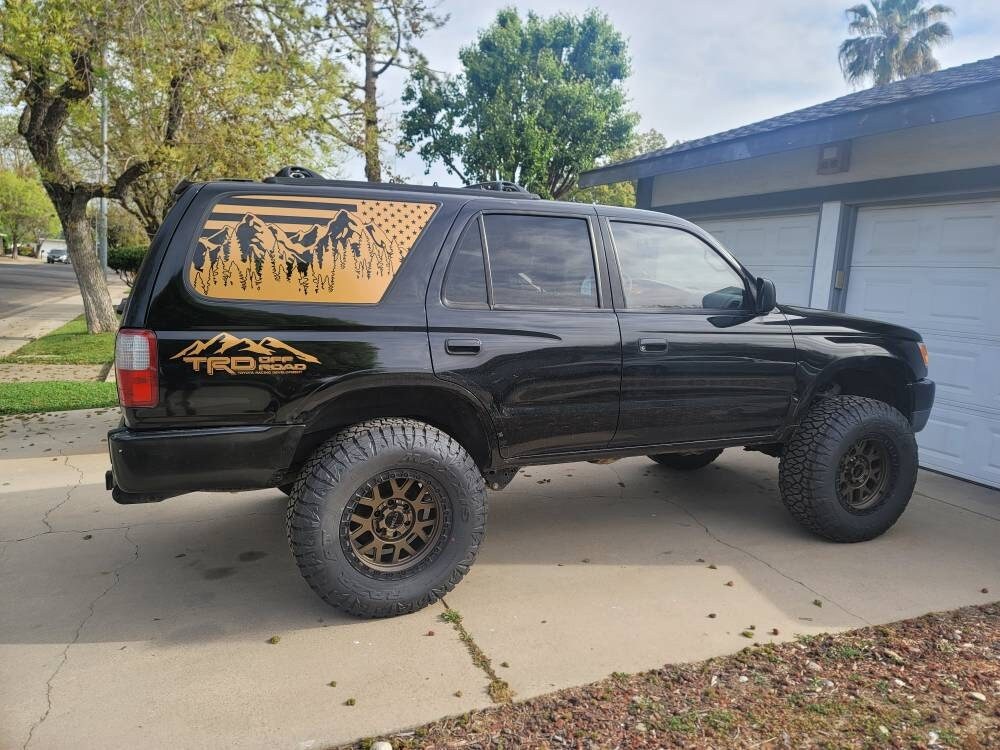 TRD Off-road Mountain Vinyl Decal - Etsy