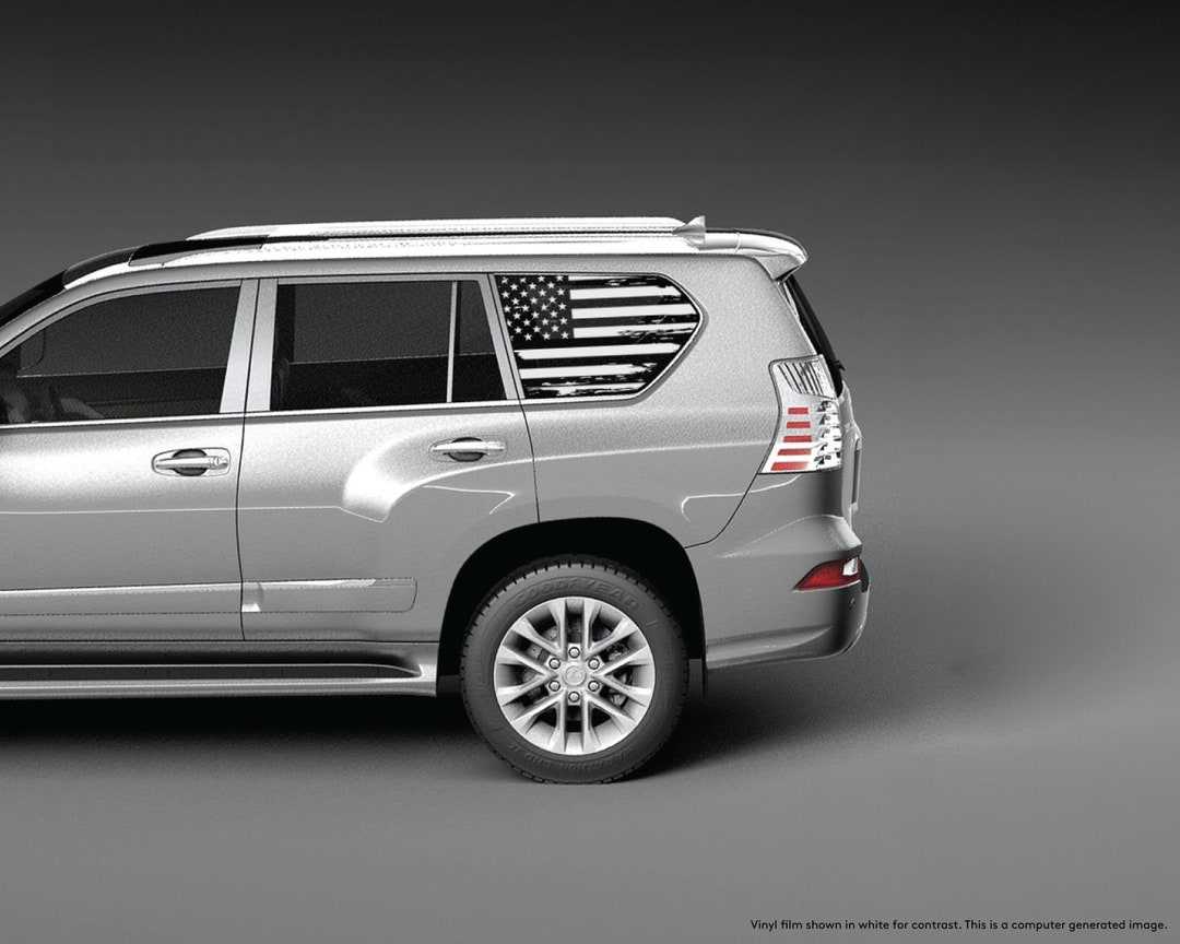 Distressed American Flag Prezisioncut® Vinyl Window Decal Fits 2003 ...