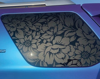 Matte Black Window Decal - Etsy