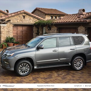 Topography Prezisioncut® Vinyl Window Decal — Fits 2003-2023 Lexus ...