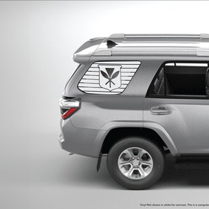 Kanaka Maoli Flag Prezisioncut® Vinyl Window Decal Fits 1996-2023 ...