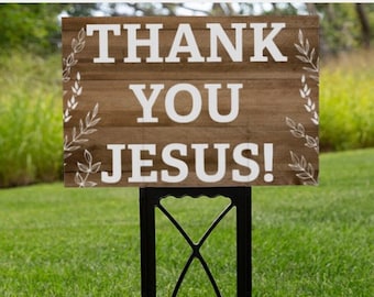 Jesus Christ Our Lord and Savior Yard Sign - Etsy