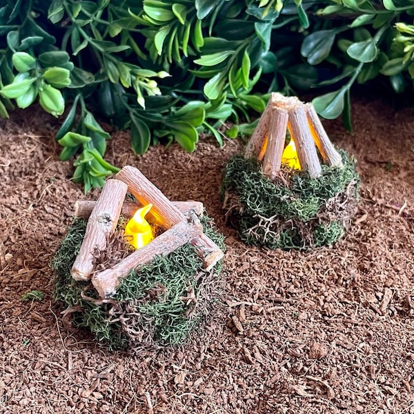 Miniature Campfire Fire Pit - Etsy