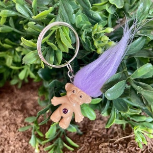 Vintage Troll Keychains, Lucky Trolls, Mini Troll Doll, Vintage Troll ...