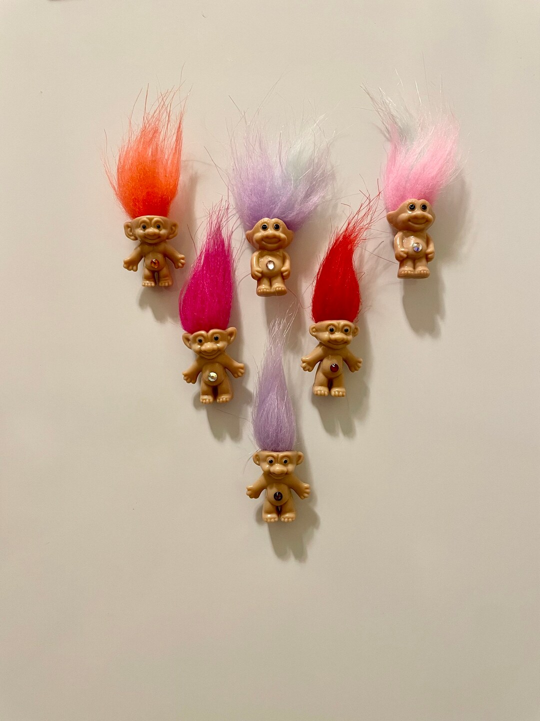 Vintage Troll Doll Magnets, Troll Magnet, Lucky Troll Magnet, Cute ...