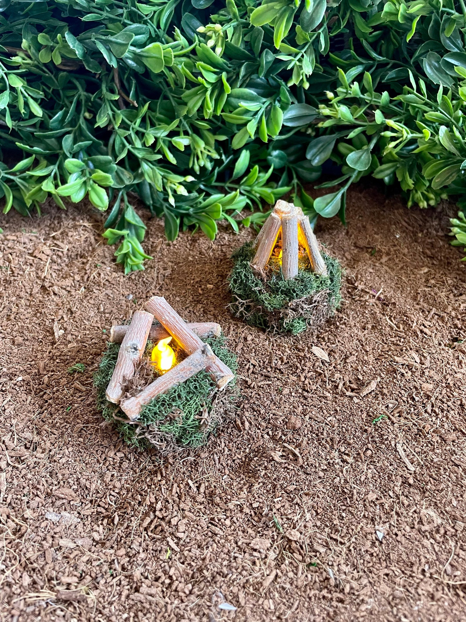 Miniature Fairy Garden Fire Pit Tea Light Fire Pit Mini - Etsy