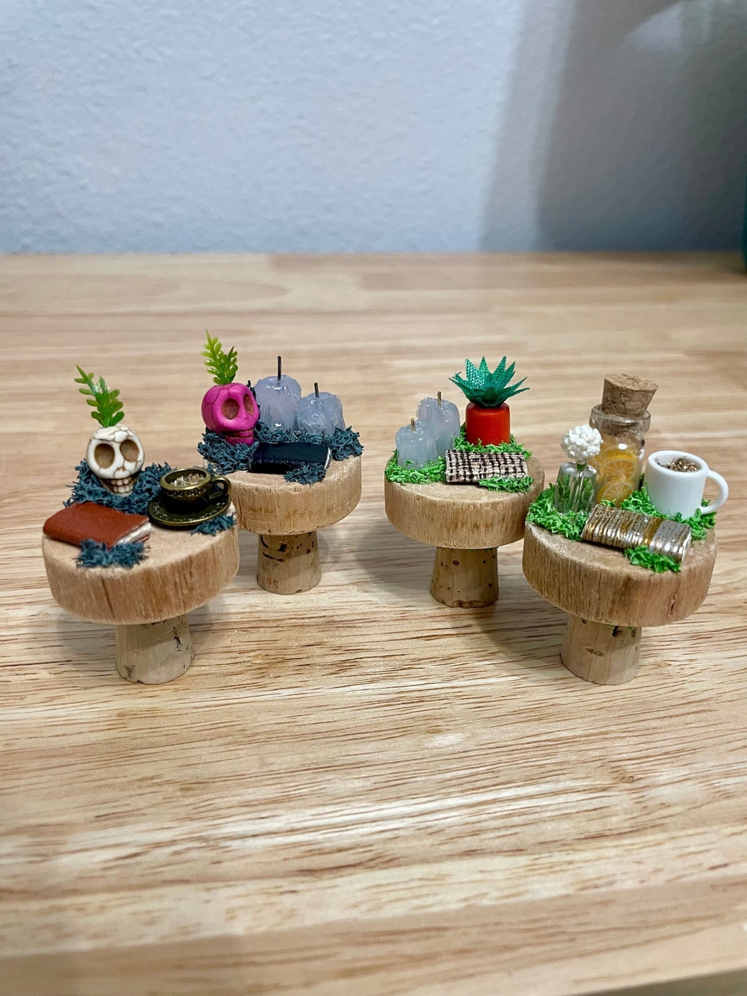 Fairy Garden Table, Miniature Tables, Fairy Furniture, Fairy Tables ...