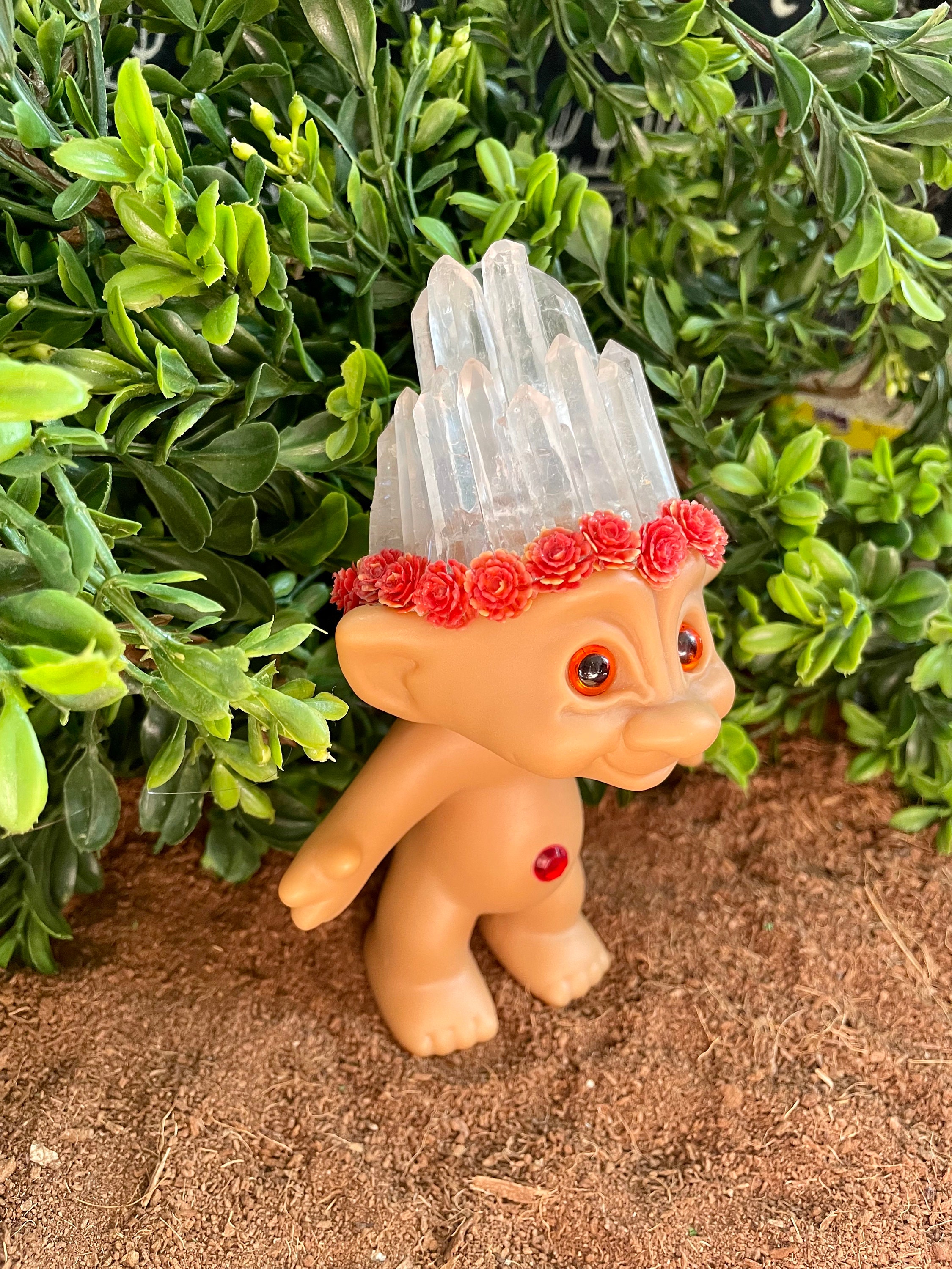 Vintage Troll Doll Crystal Troll Doll Garden Troll Doll - Etsy