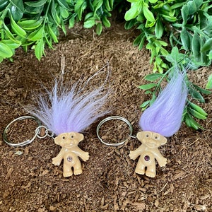 Vintage Troll Keychains, Lucky Trolls, Mini Troll Doll, Vintage Troll ...
