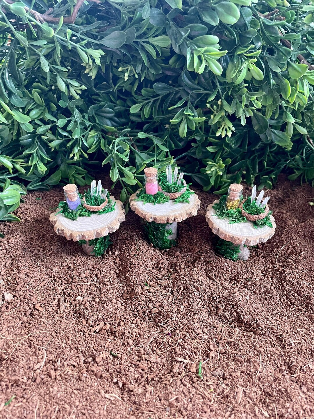 Miniature Fairy Garden Table Mini Fairy Garden Fairy Garden - Etsy