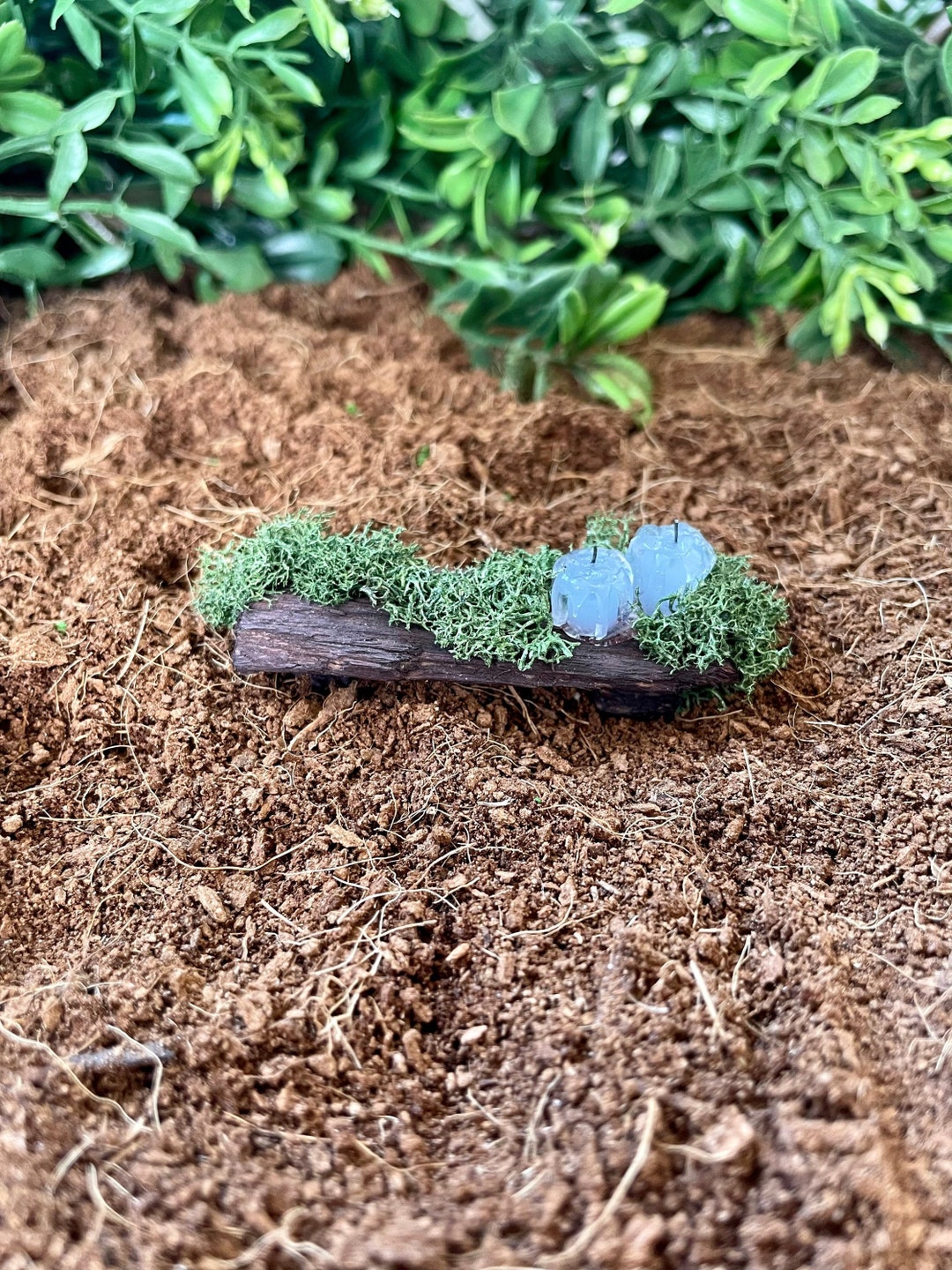 Miniature Fairy Garden Bench, Mini Fairy Garden, Mini Bench, Mini Moss ...