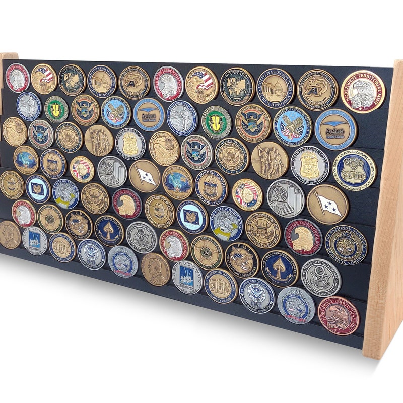 Military Coin Display - Etsy
