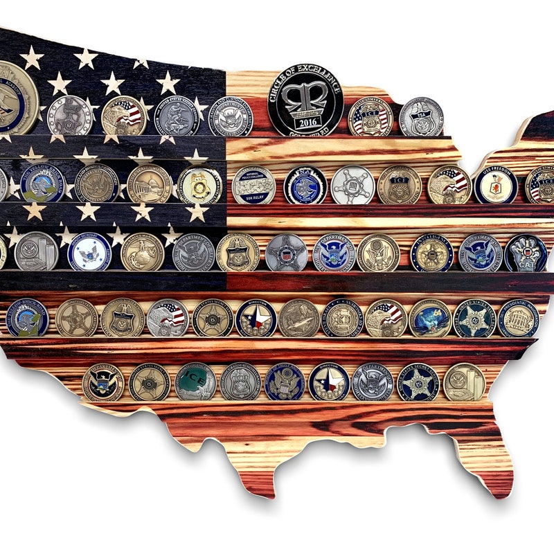 Challenge Coin Display - Etsy