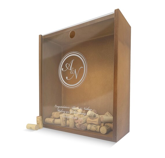 Wine Box Cork Collector Combo Custom Engraved Christmas - Etsy