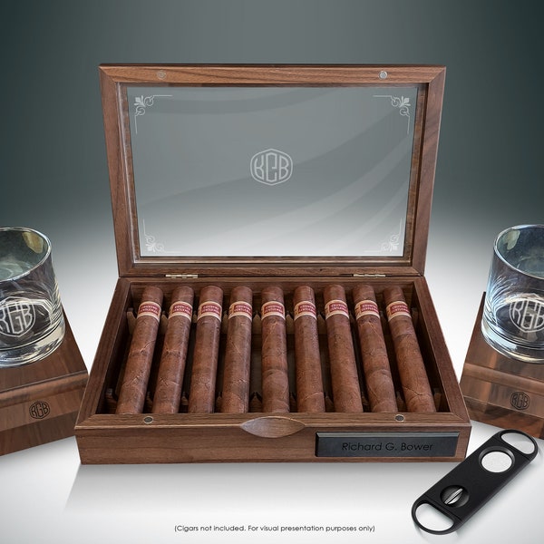 Whiskey Cigar Box - Etsy