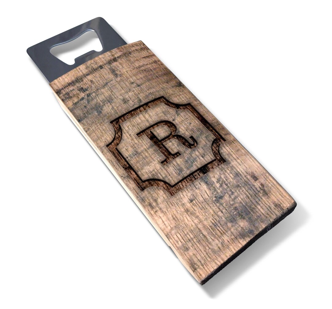 Beer Caddy Combo Bottle Cap Collector Gift Box, Custom Engraved Wood ...