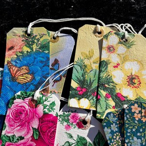 26 BEAUTIFUL Decoupage Tags Double Sided!! Collage, Mixed Media, Junk ...