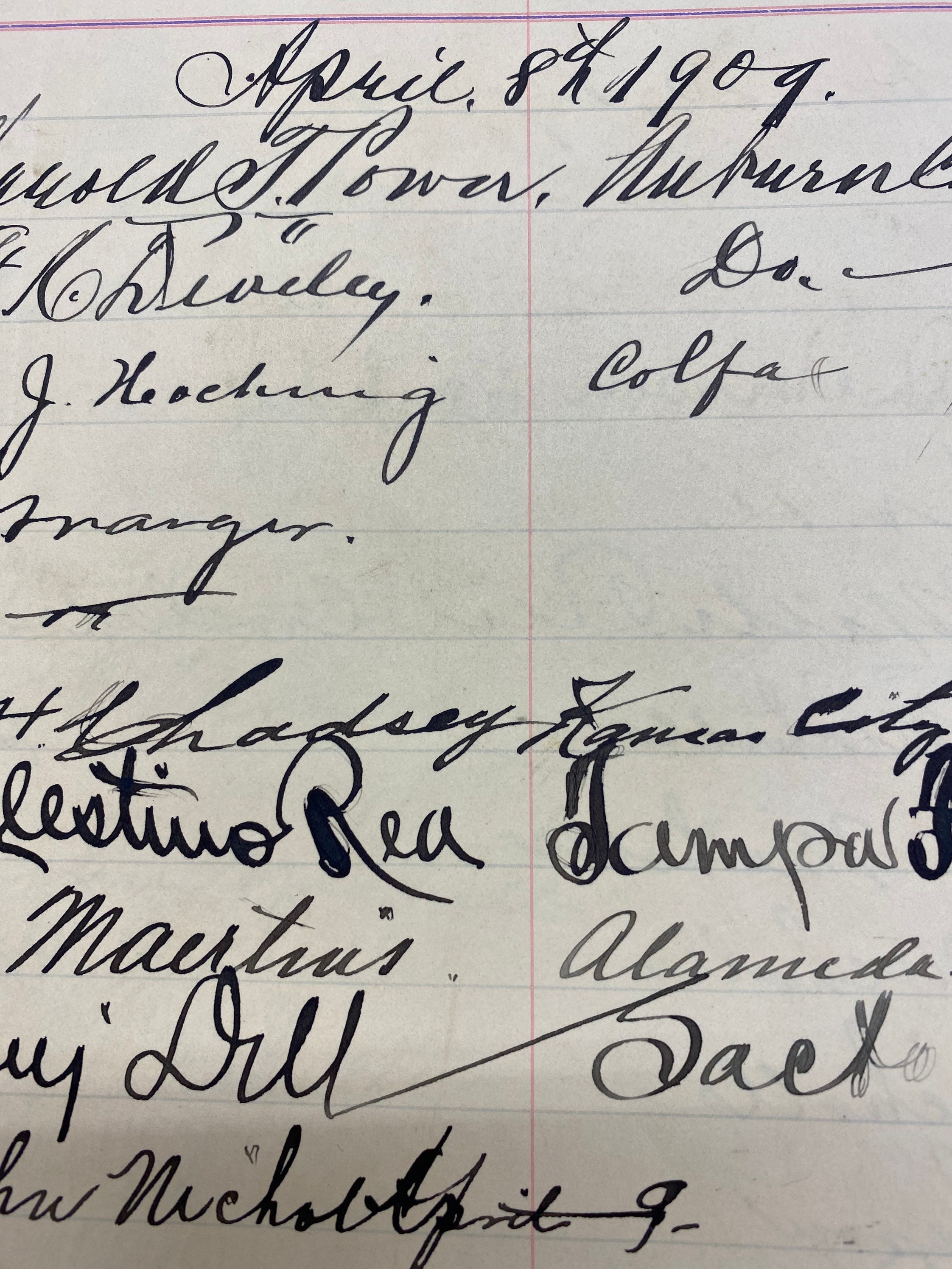 10 ORIGINAL 1908-1910 ANTIQUE Hotel Register Pages Junk - Etsy