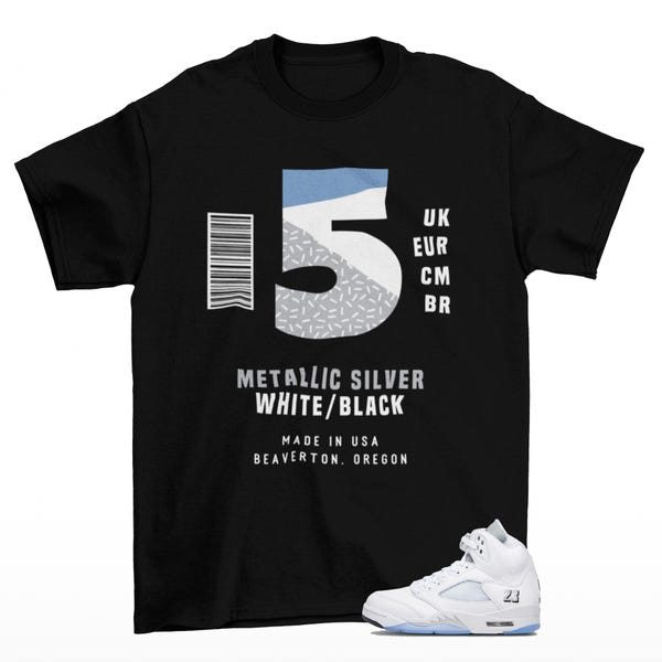 Jordan 5 Metallic Outfit - Etsy