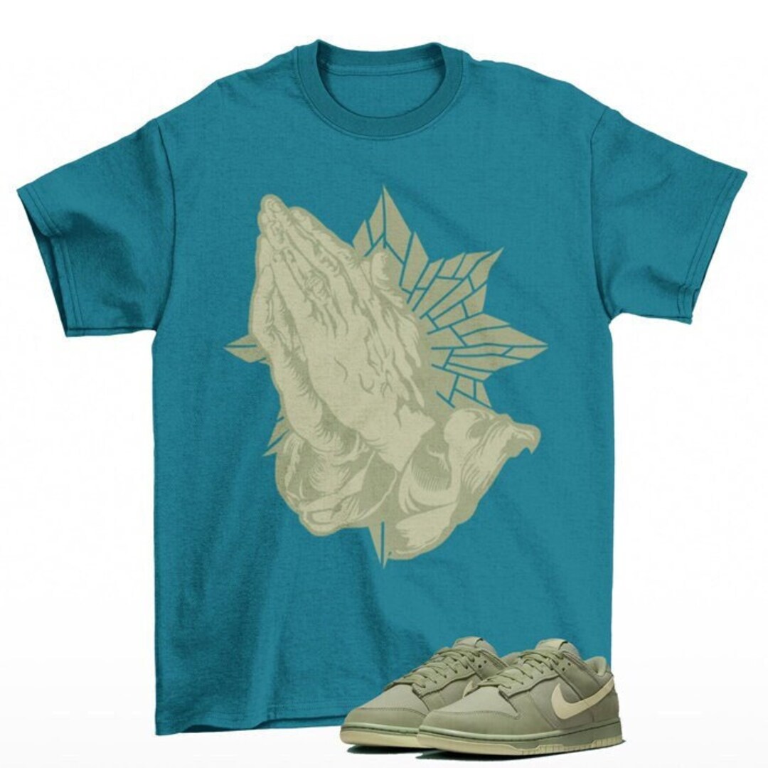 Blessed Dunk Low Oil Green Sneaker Matching Tee Shirt - Etsy
