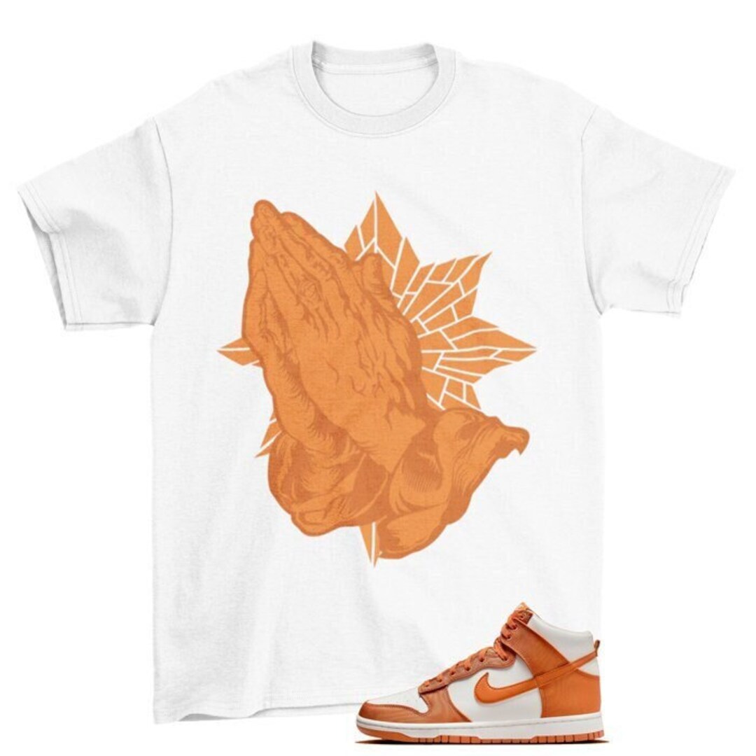 Sneaker Blessed Dunk High Monarch Dark Curry Sneaker Matching Tee Shirt ...