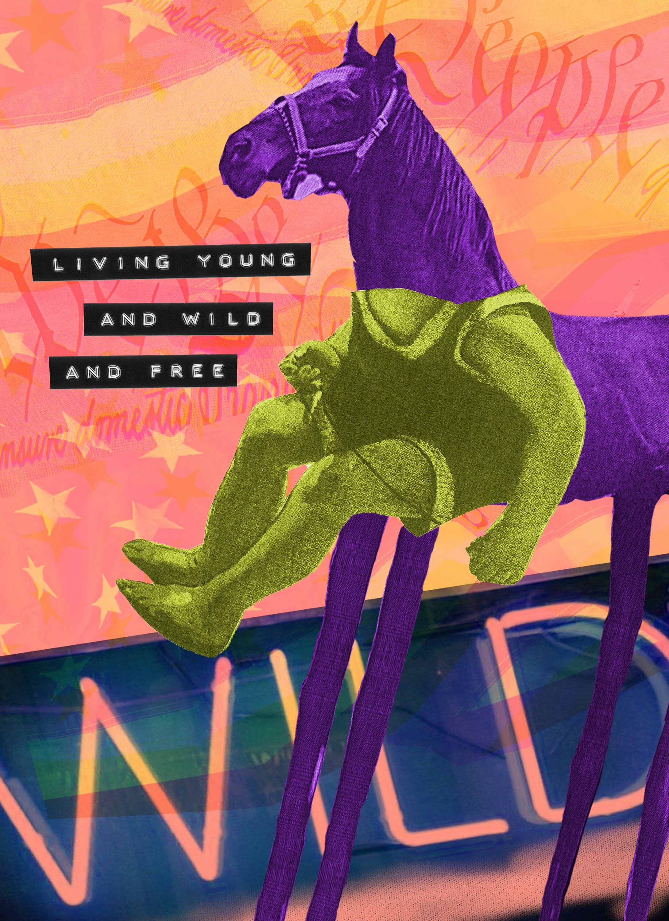 Living young and wild and free | Etsy
