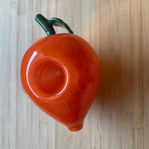 Pipe Peach Pipe Glass Hand Pipe Pink Peach Pipes Unique Handmade Pipe ...