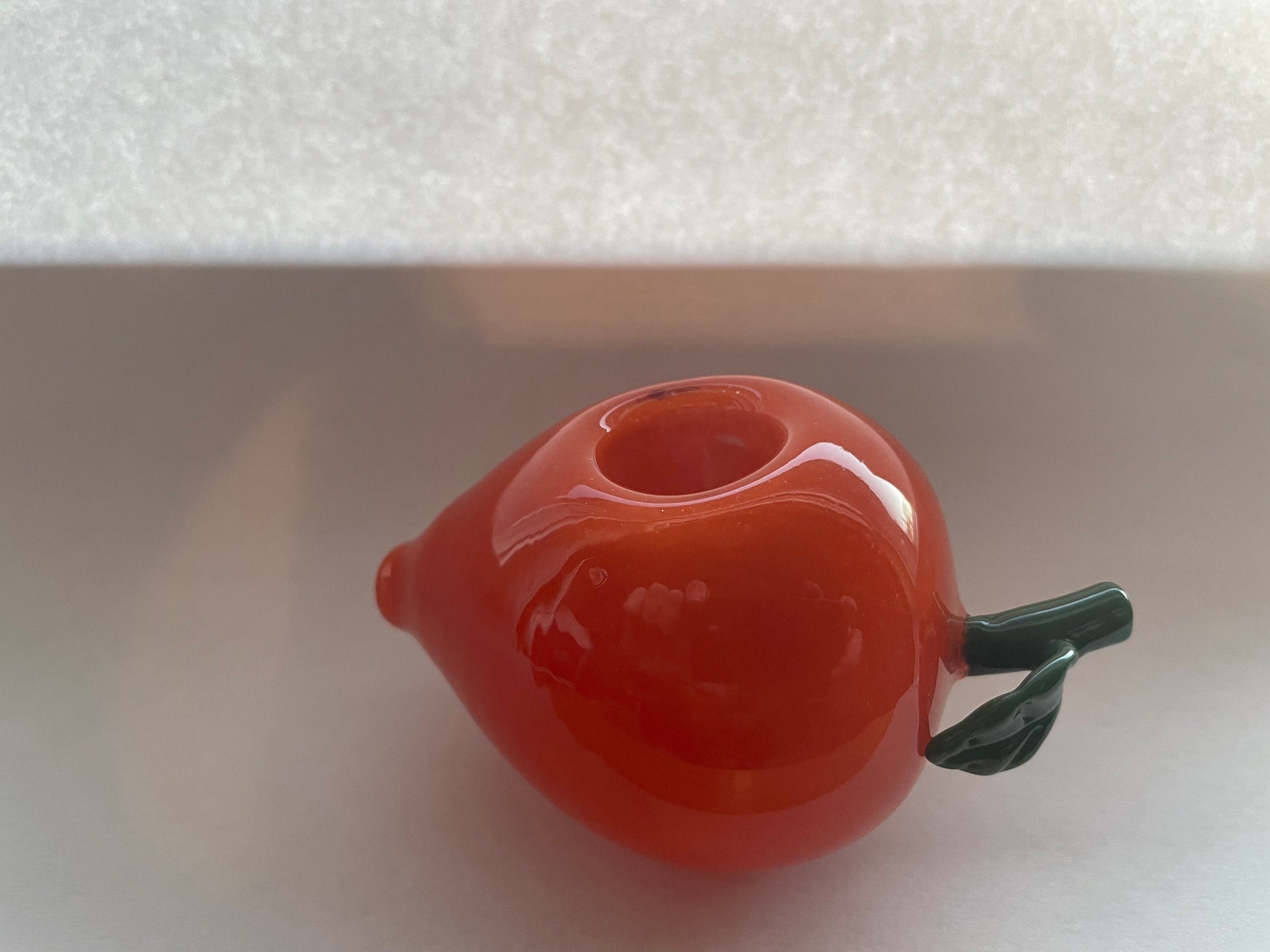 Pipe Peach Pipe Glass Hand Pipe Pink Peach Pipes Unique - Etsy