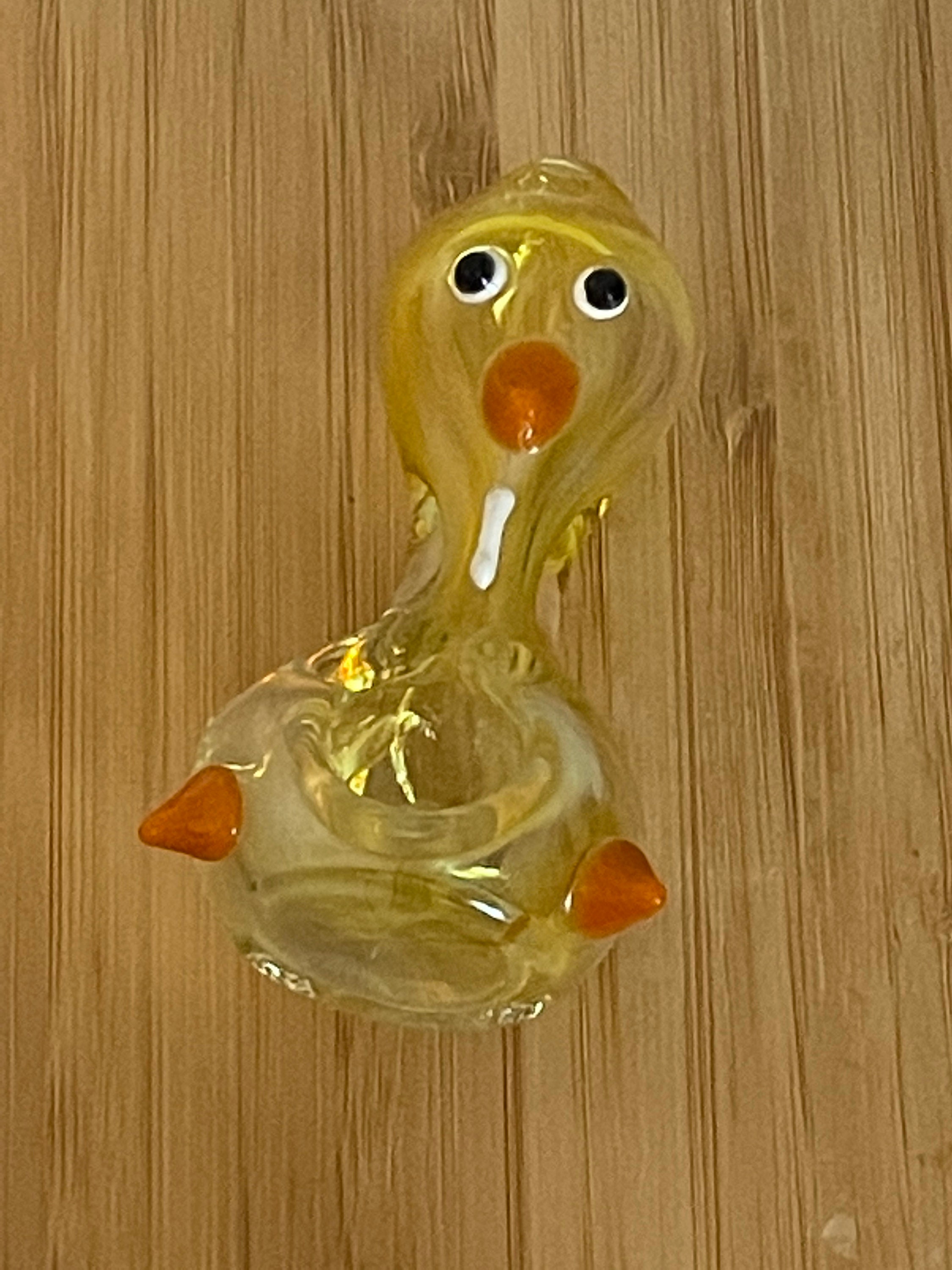 Glass Pipe Duck Unique 4" Tobacco Pipe Bowl - Etsy