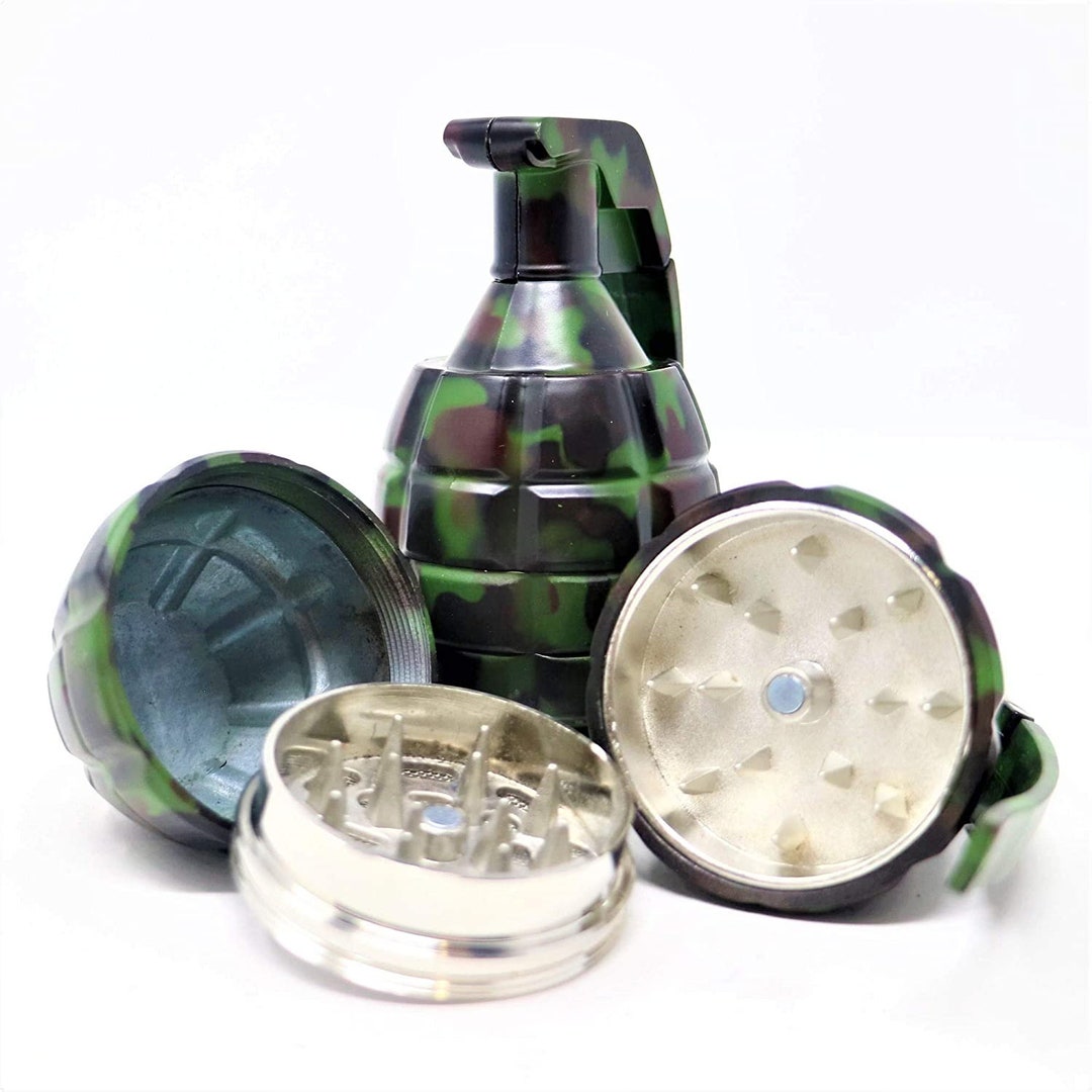 Grinder Grenade Herb Grinder Camo - Etsy