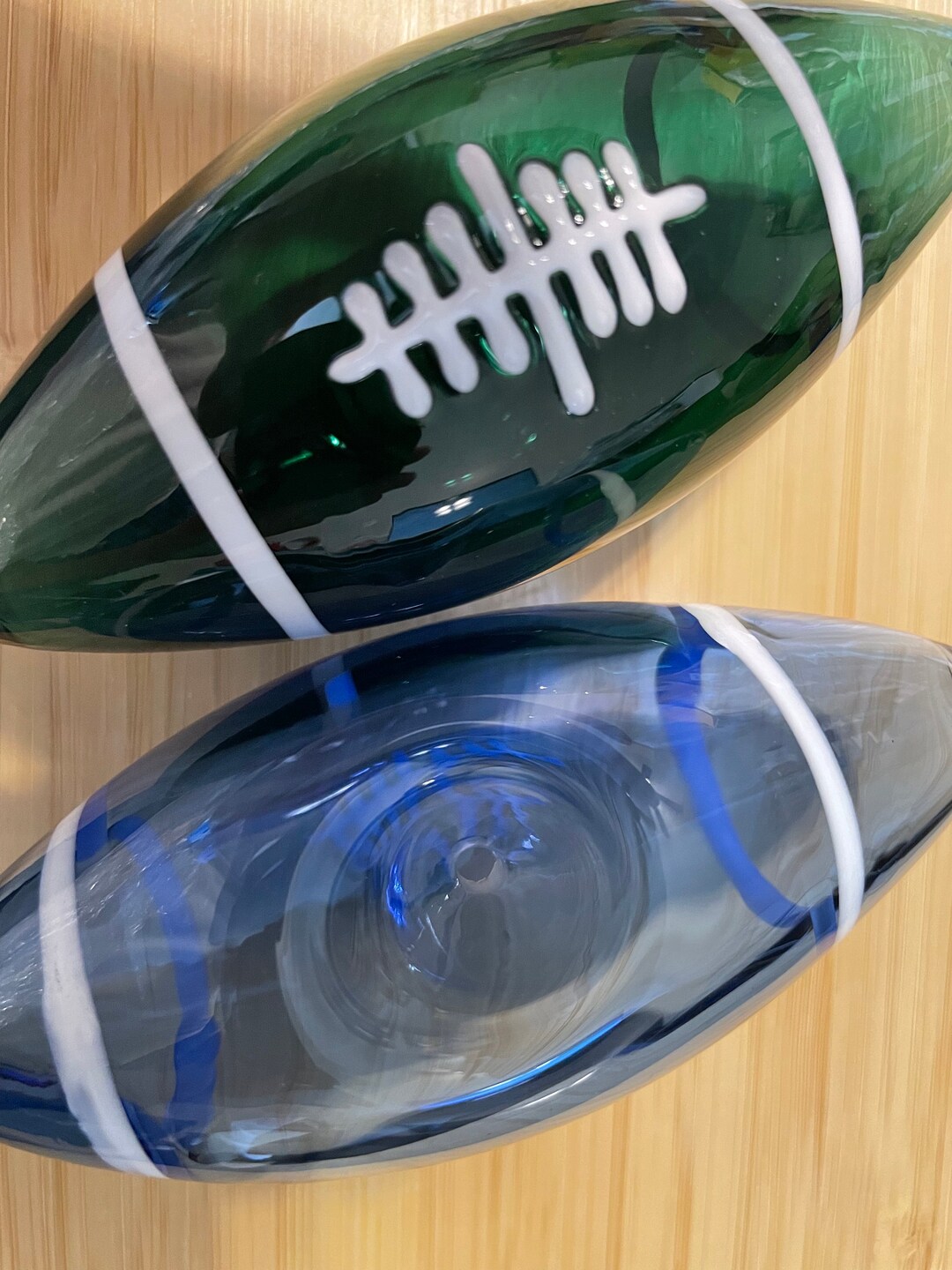 Pipe Bowl Glass Pipe Football Themed Tobacco Pipe - Etsy