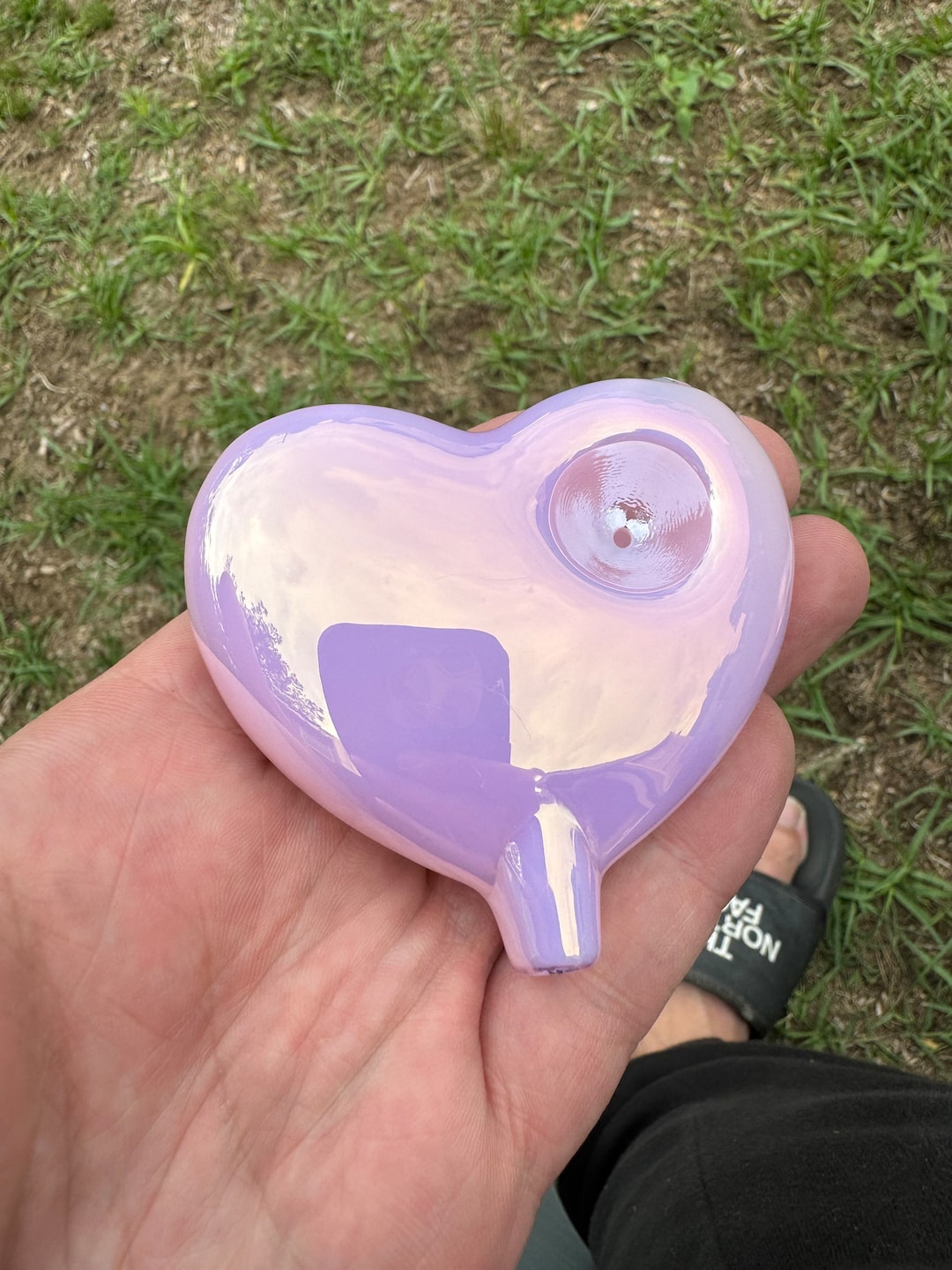 Pipe Glass Heart Pipe Girly Pipe Love Girls Gift Unique Pipe Hand Pipe ...
