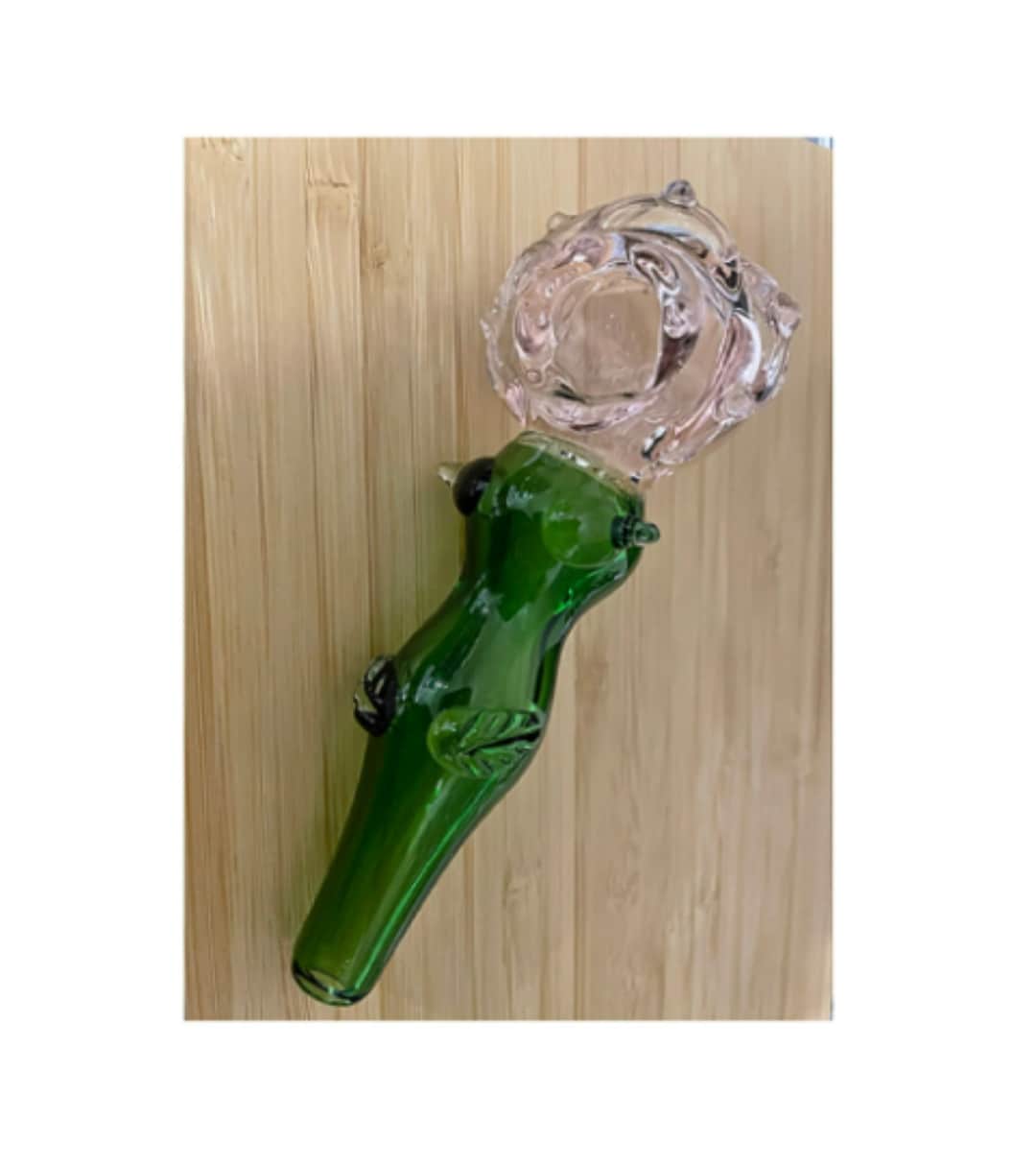 Rose Pipe Girly Pipe Pink Pipe Handmade Unique Girly Pink Pipe Glass ...