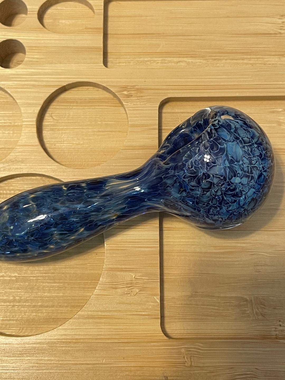 Pipe Blue Galaxy Glass Pipe Hand Pipe Boro Glass Bowl Pipes - Etsy